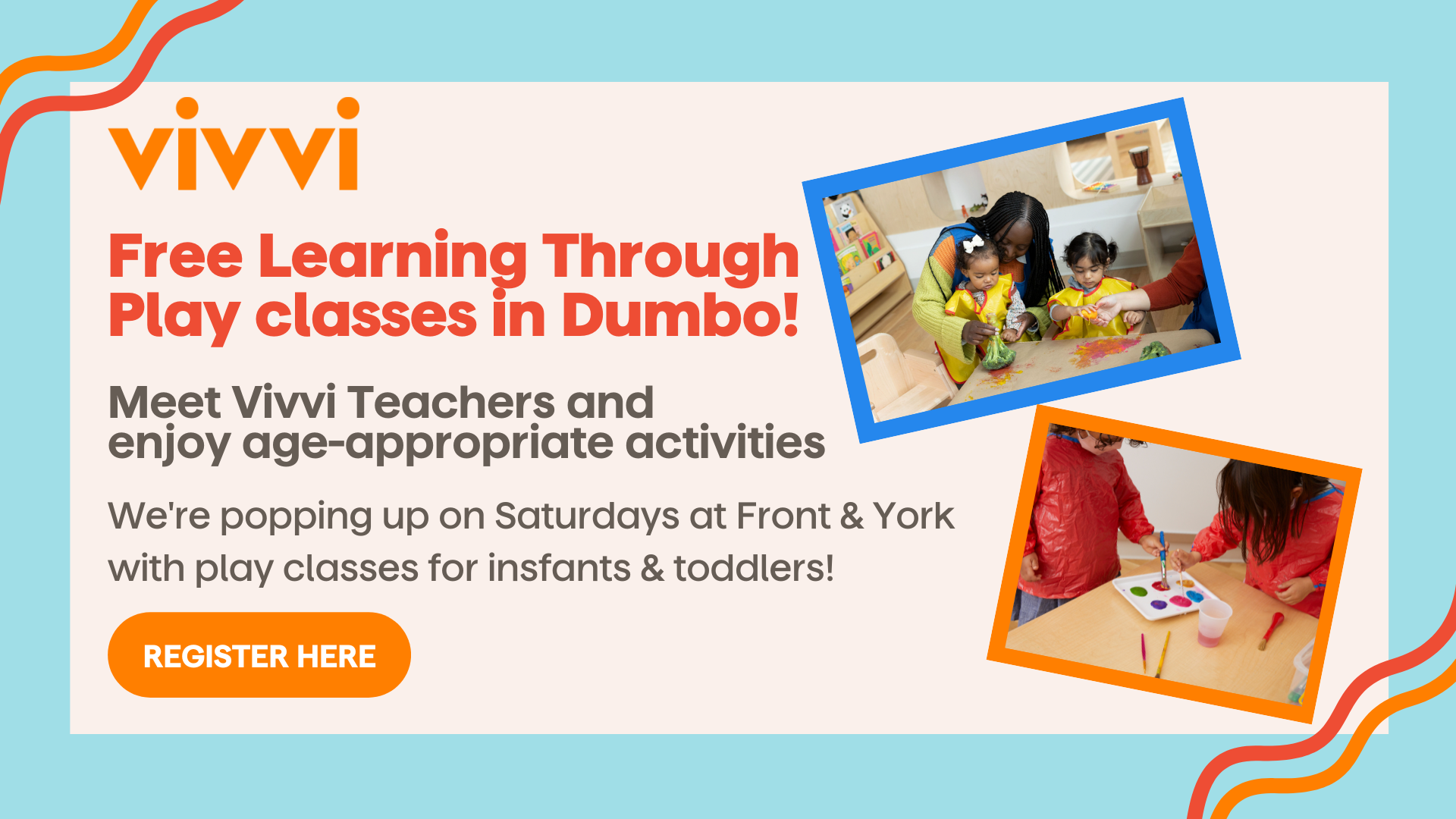 Join Vivvi Dumbo for free Saturday Classes for 3 months to 3 years ...