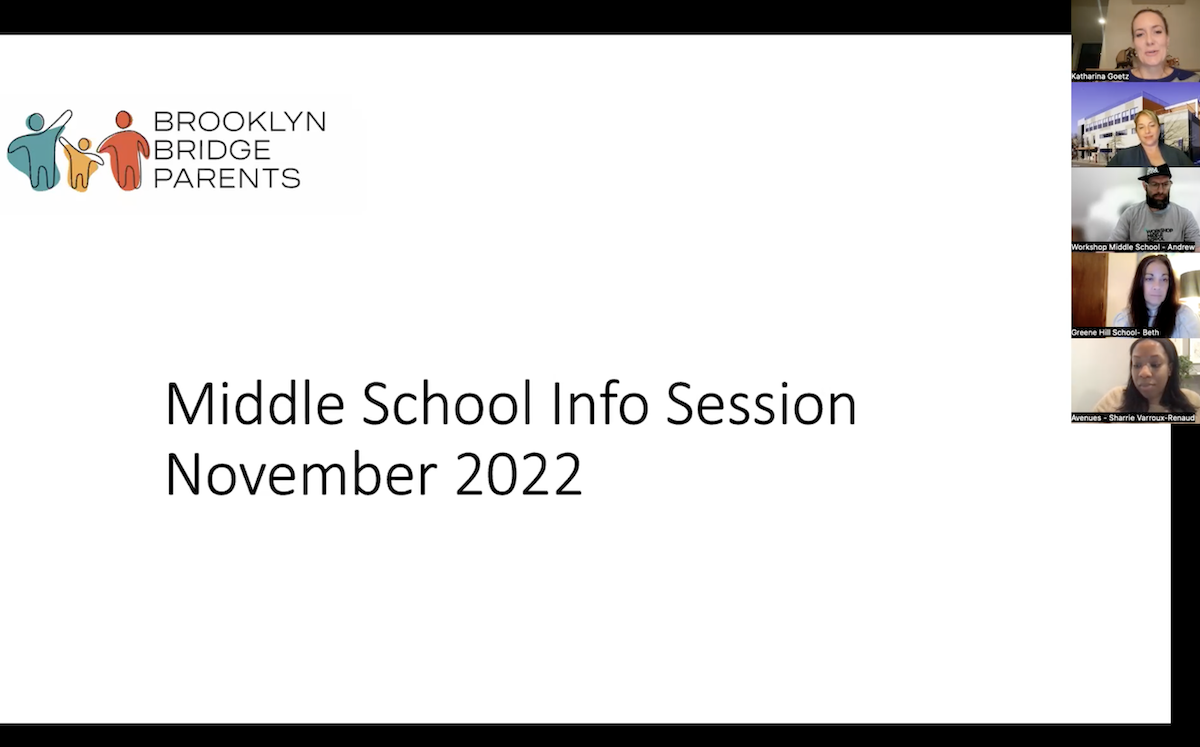 Watch the recording of our middle school info session with independent ...