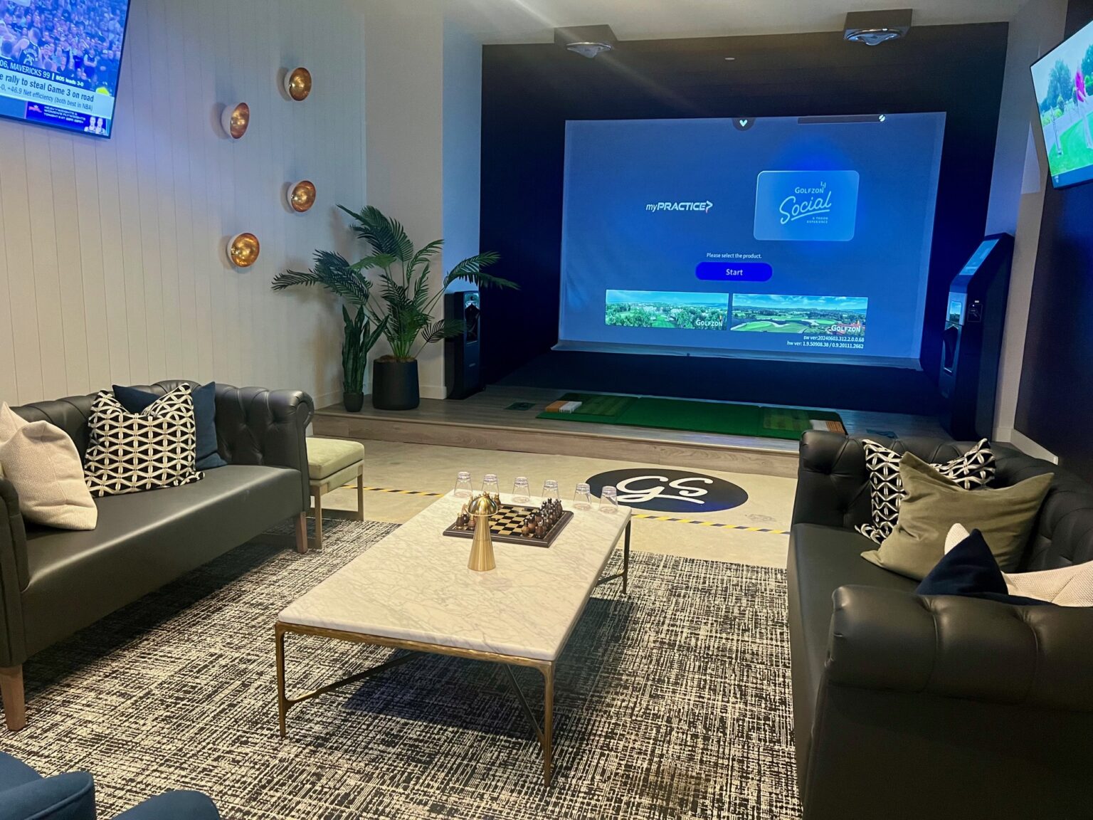 A look inside Golfzon Social – indoor golfing, golfing arcade games for ...